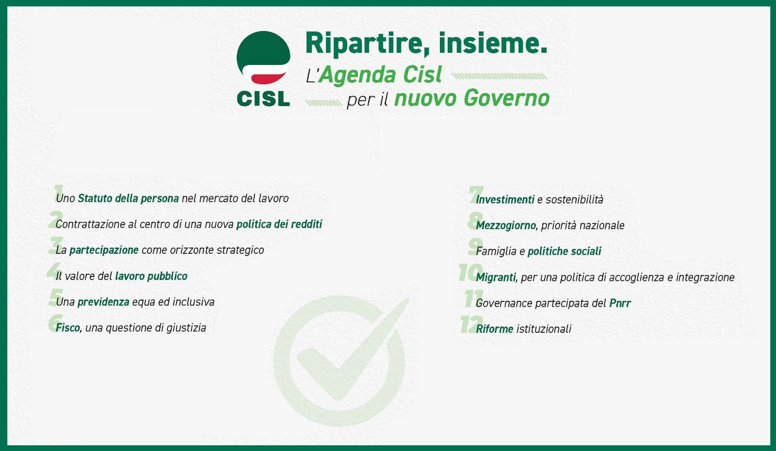 CISL Emilia Romagna - Unione Sindacale Regionale CISL Emilia Romagna